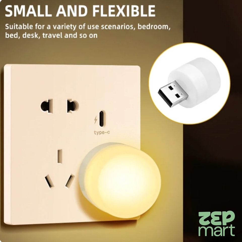 Mini USB Night Light - Zepmart BD